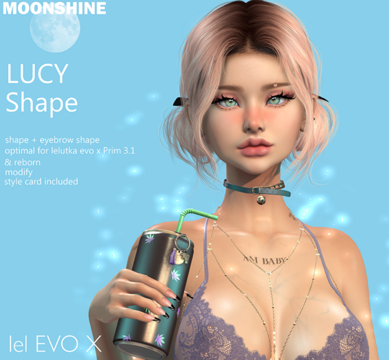 Second Life Marketplace - MoonShine.\\ Lucy Shape [Lelutka Prim3.1]